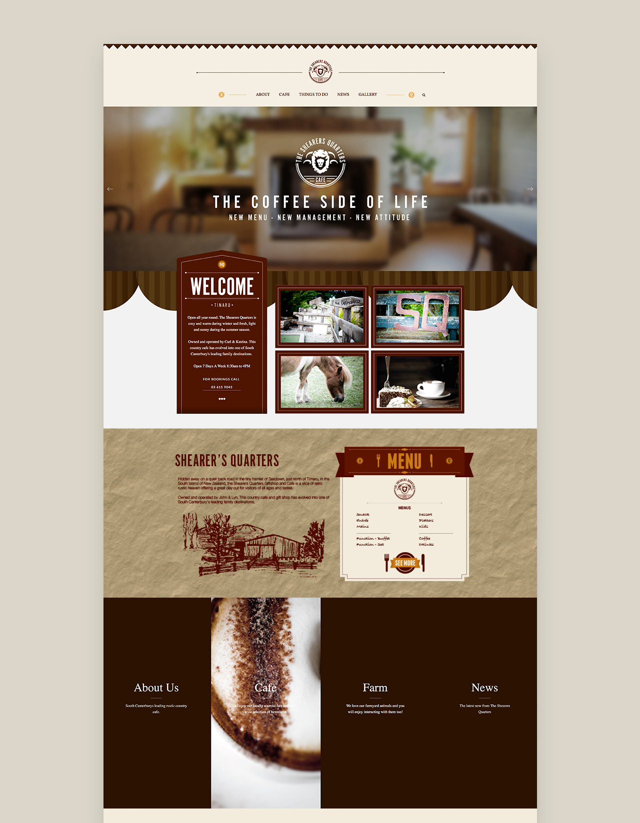 The Shearers Quarters - SPF Creative