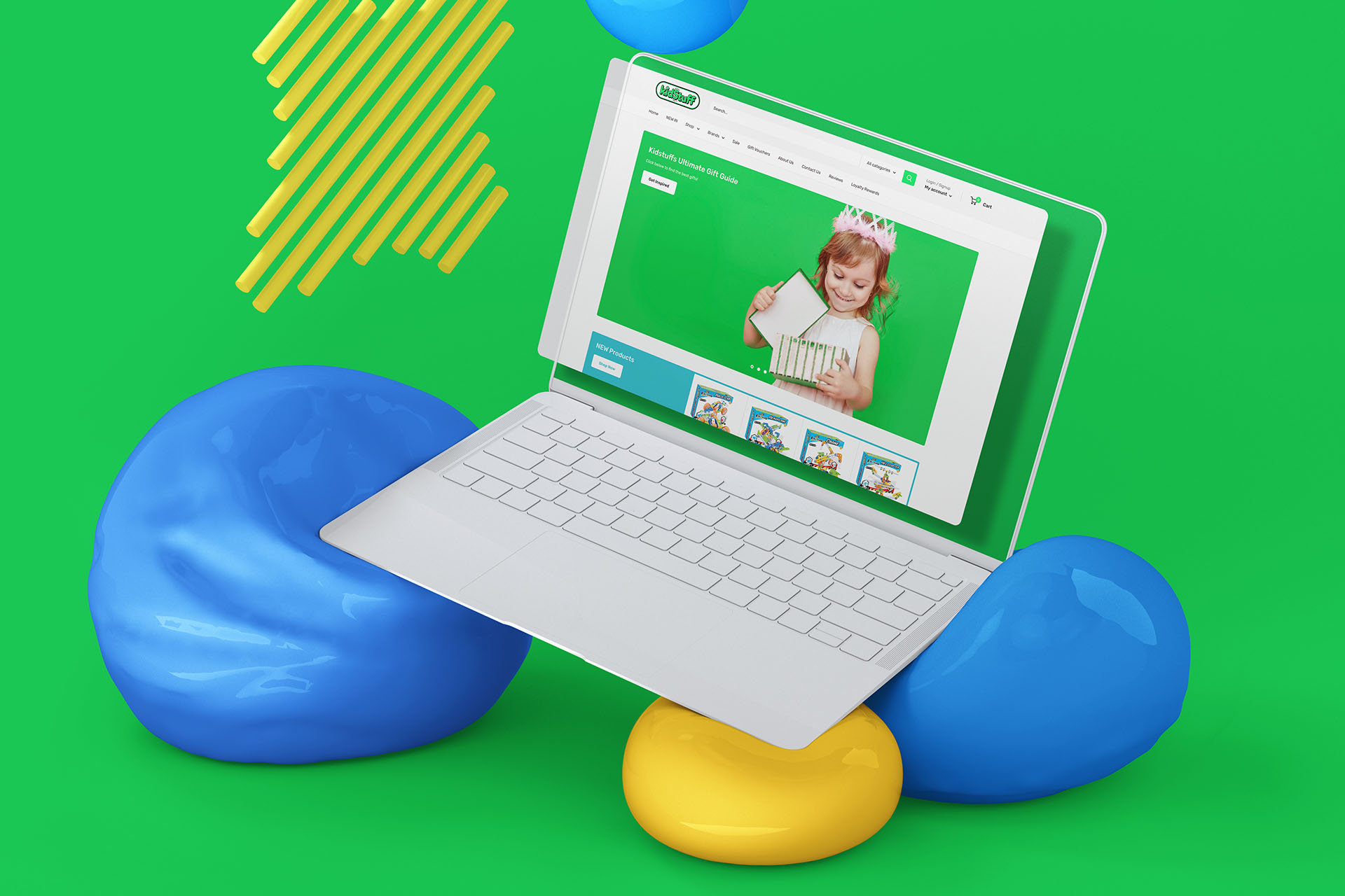 Kidstuff - Website Design & Booking Solution - SPF Creative